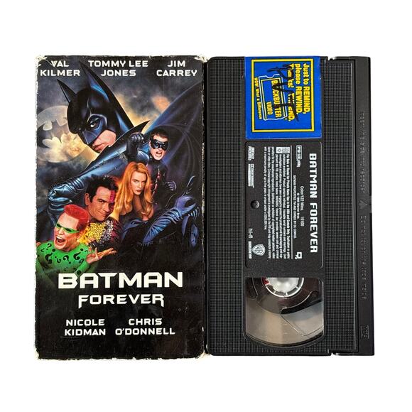 Warner Bros. | Media | Batman Forever Vhs Val Kilmer Tommy Lee Jim ...